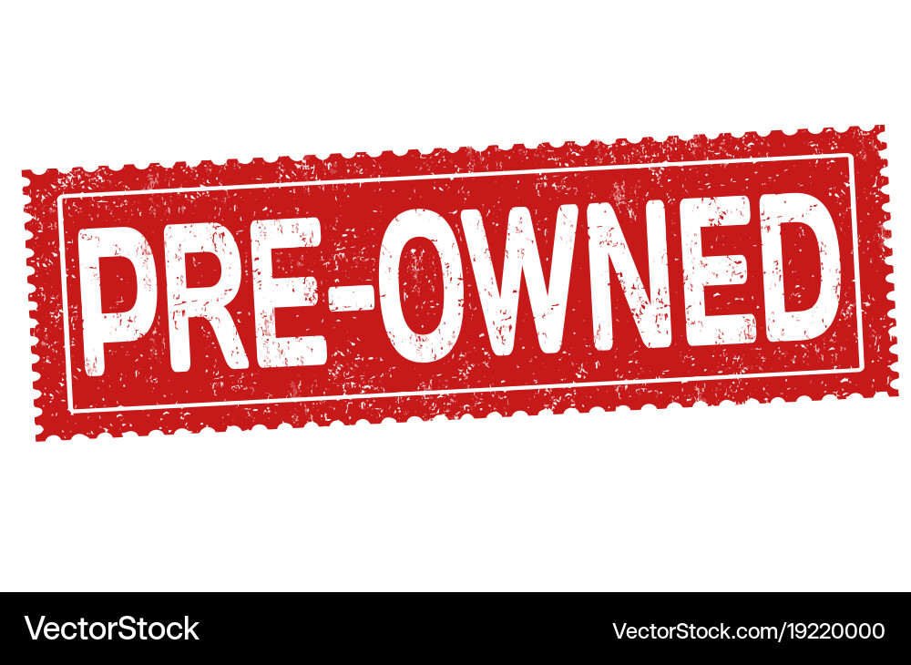 Pre-owned grunge rubber stamp Royalty Free Vector Image