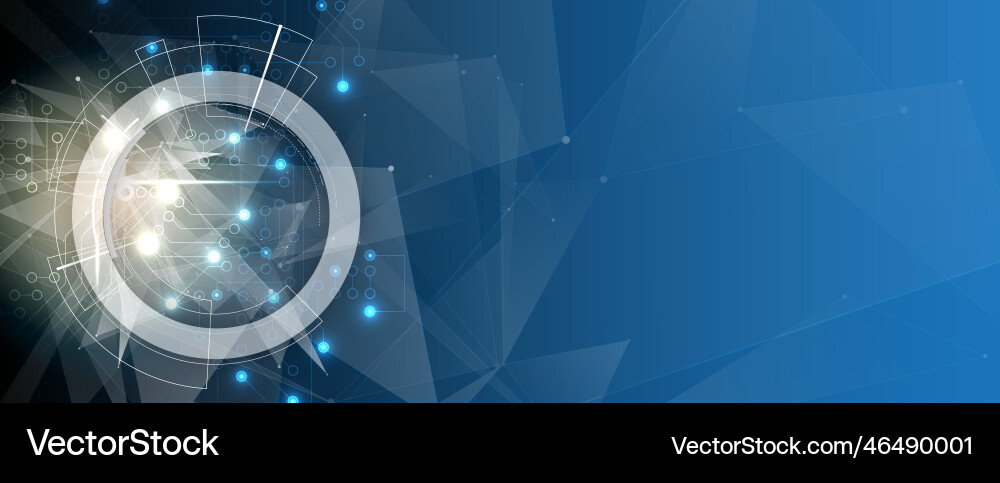 Abstract futuristic fade computer technology Vector Image