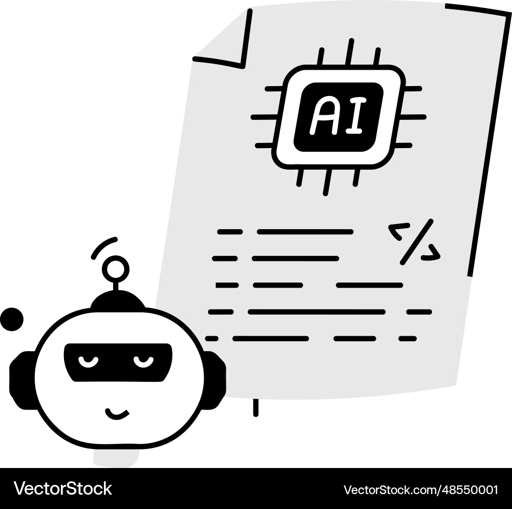 Ai document Royalty Free Vector Image - VectorStock