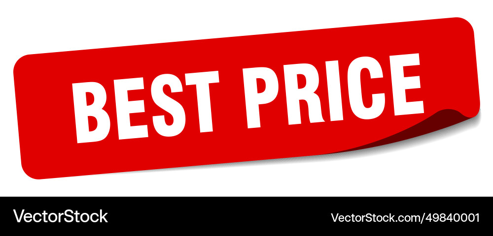 Best price sticker label Royalty Free Vector Image