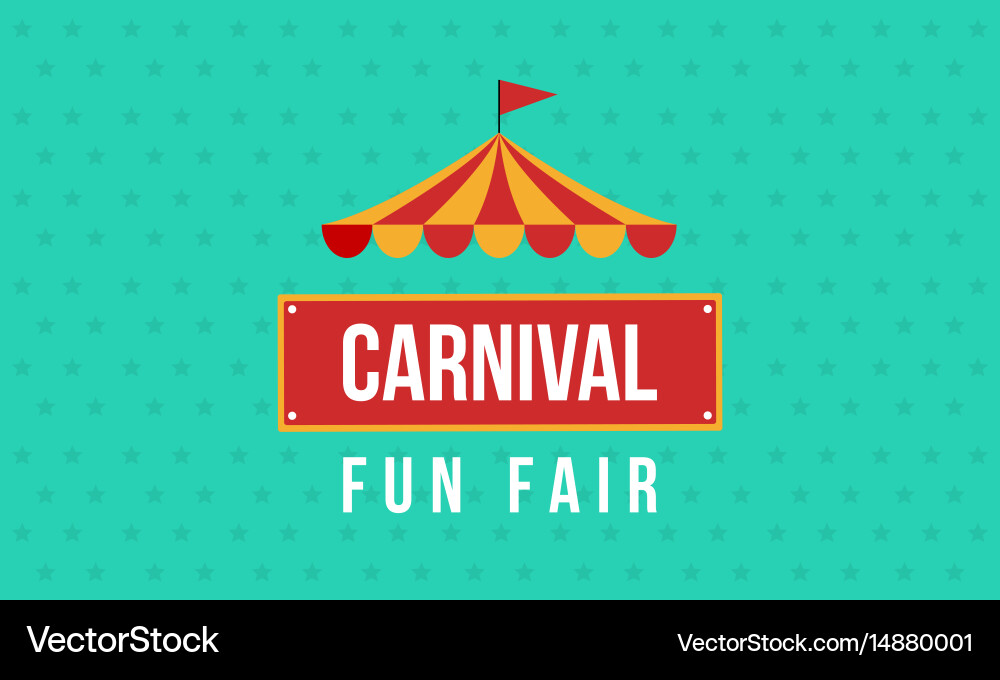 Colorful Carnival Theme Royalty Free Vector Image