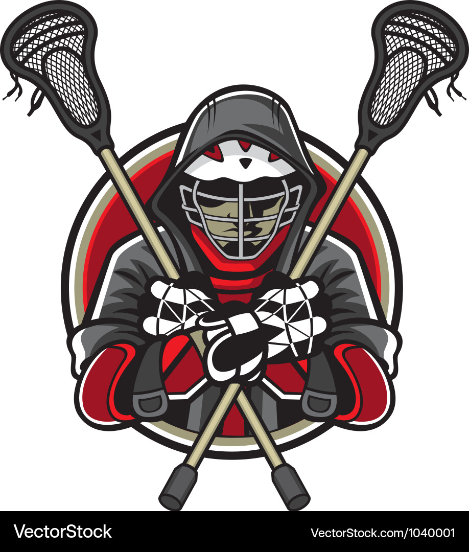 Lacrosse mascot Royalty Free Vector Image - VectorStock