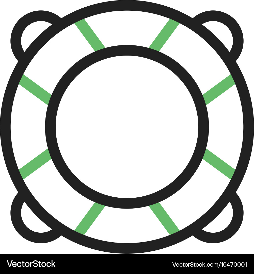 Life saving tube Royalty Free Vector Image - VectorStock