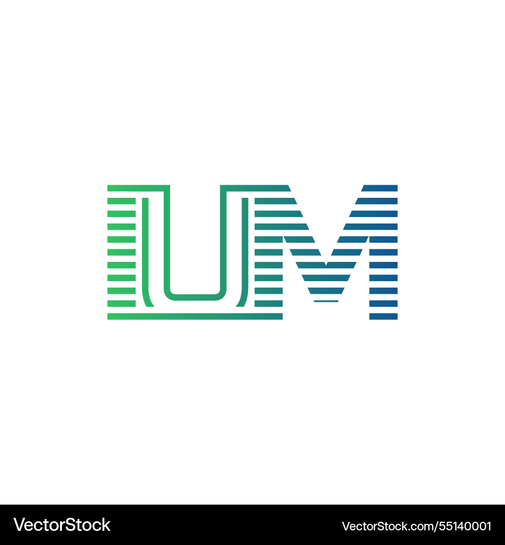 Modern ium logo design letter minimalist – Royalty-Free Vector ...