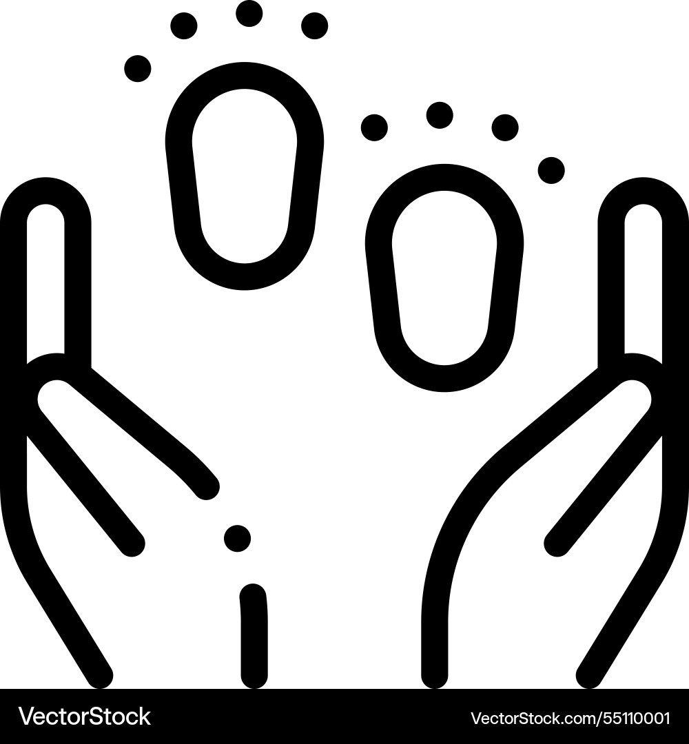 Mom icon thin linear style design isolated Vector Image