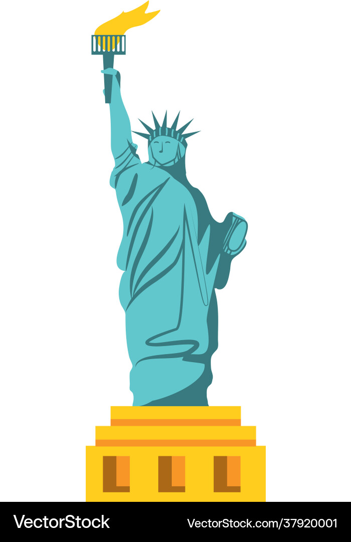 Statue liberty Royalty Free Vector Image - VectorStock
