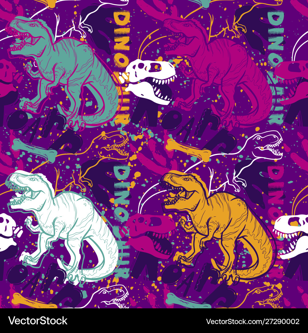 Abstract seamless pattern for girls boys Vector Image