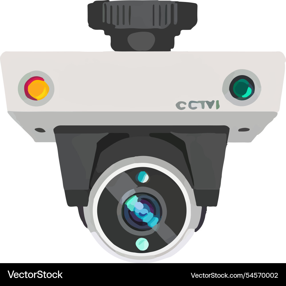 Cctv security surveillance smart Royalty Free Vector Image