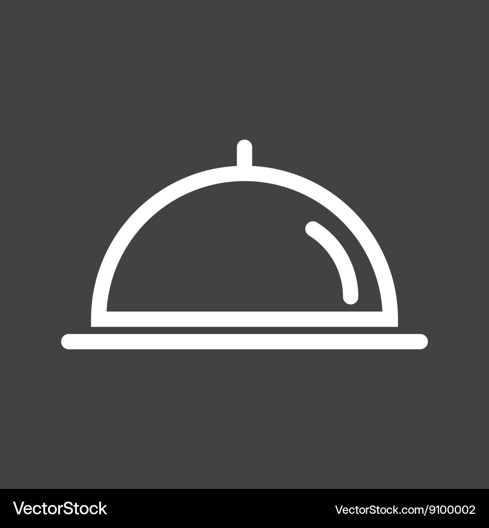 Covered food Royalty Free Vector Image - VectorStock