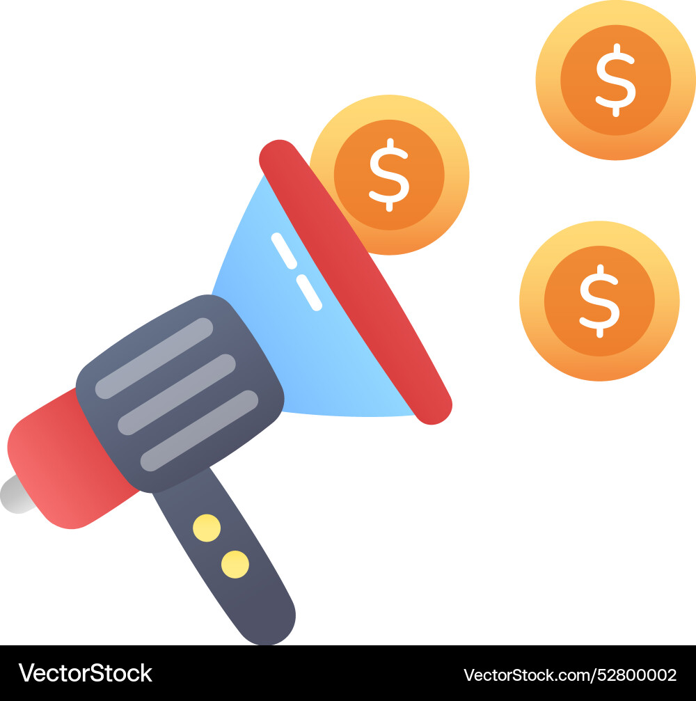 Paid marketing Royalty Free Vector Image - VectorStock