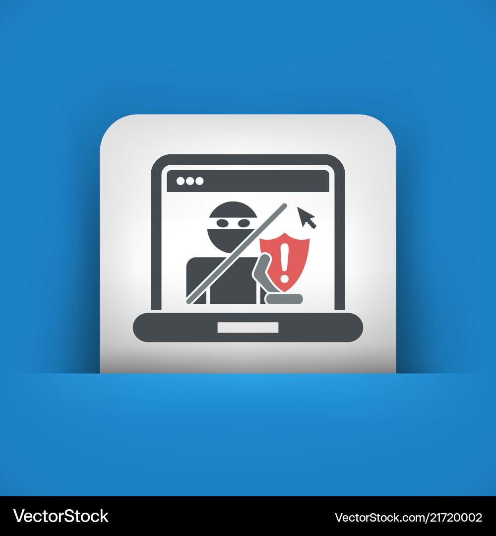 Pc protection Royalty Free Vector Image - VectorStock
