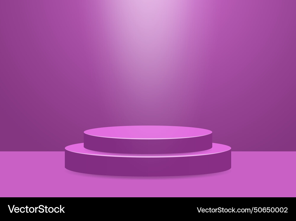 Simple podium background Royalty Free Vector Image