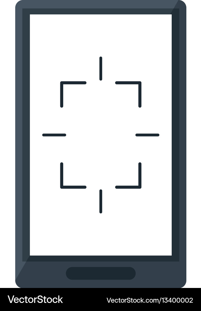 Smartphone display tag game Royalty Free Vector Image