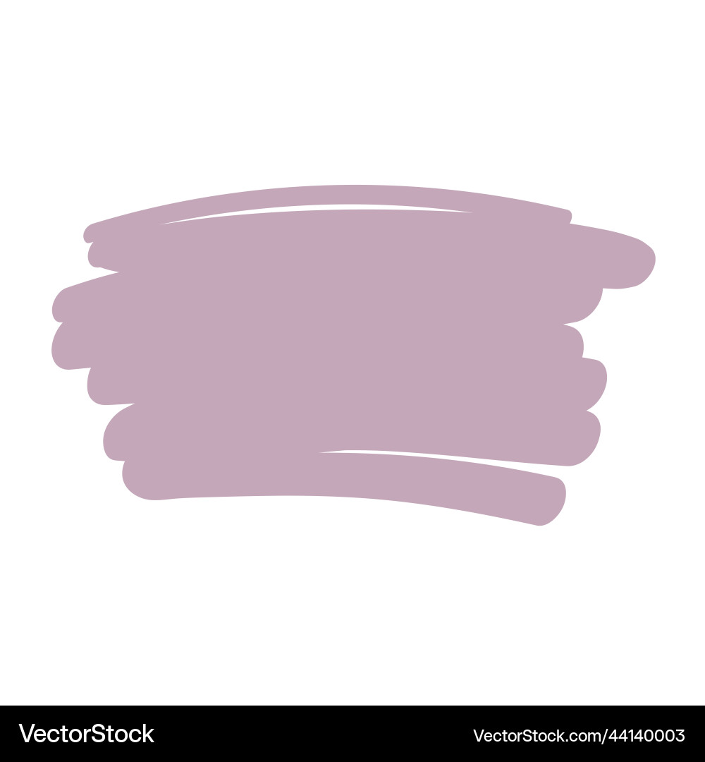A colored brush that is painted as text box Vector Image