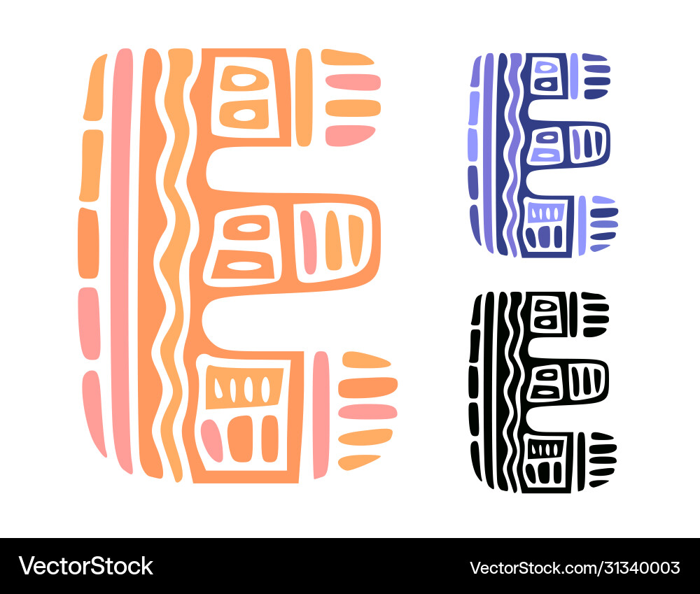 Alphabet letter e kids education poster Royalty Free Vector