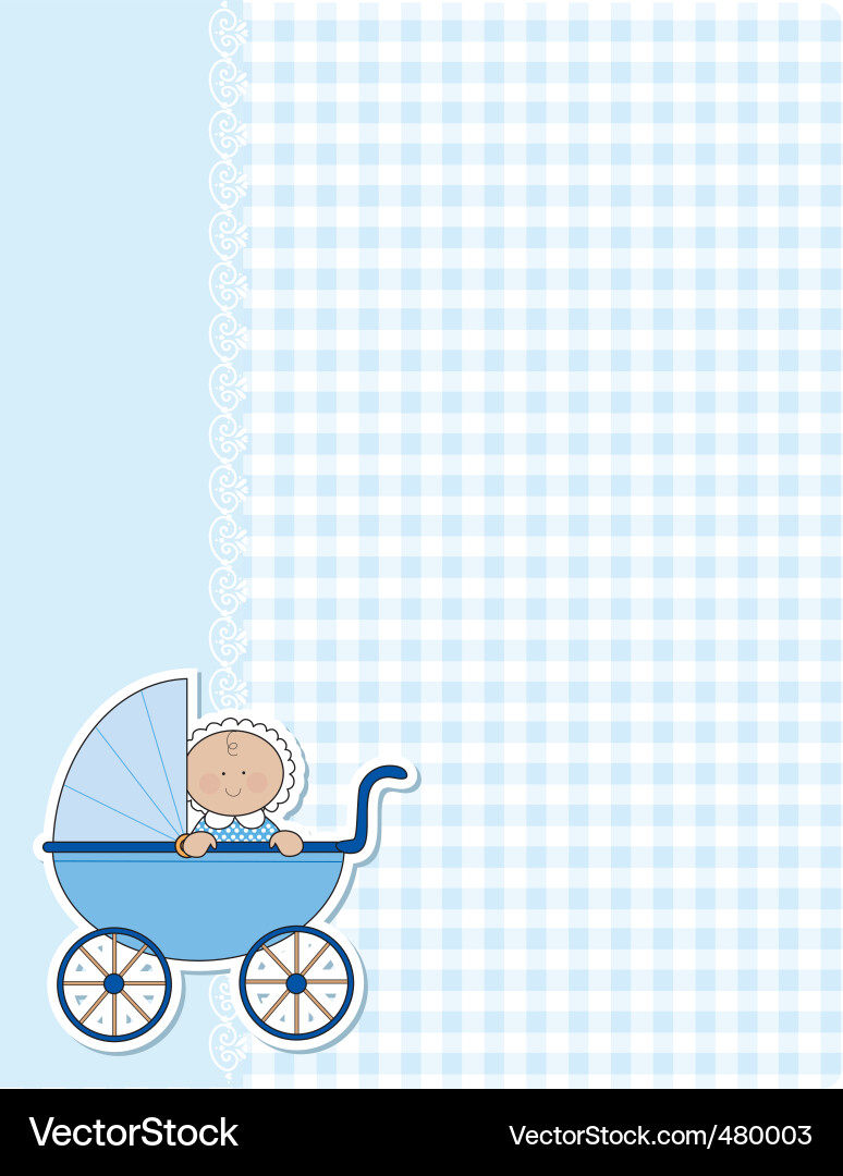 Baby boy background Royalty Free Vector Image - VectorStock