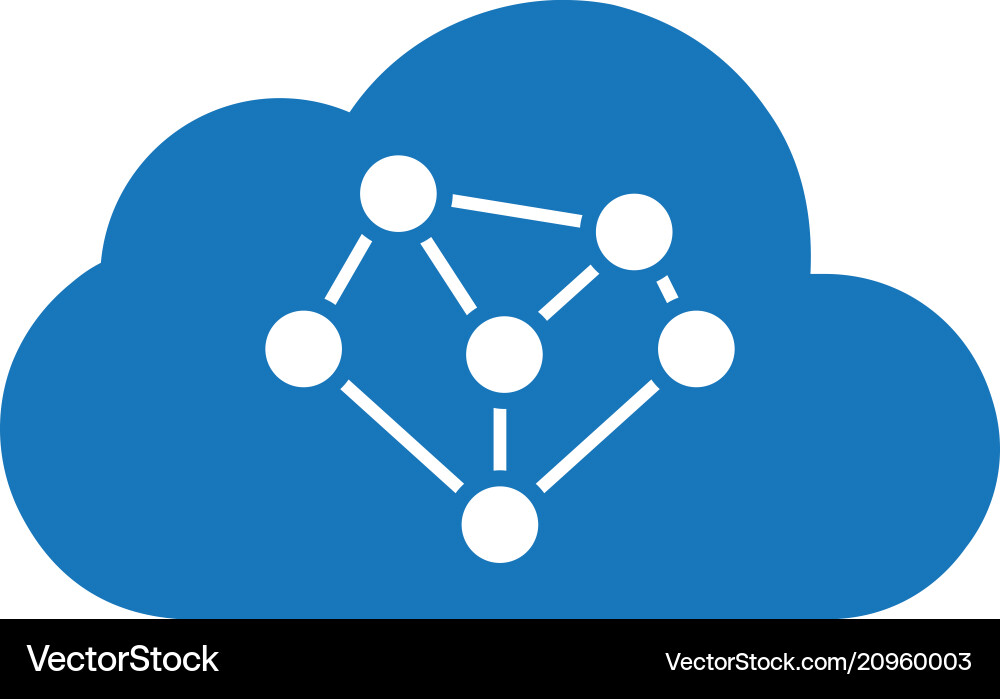 Cloud connectivity icon Royalty Free Vector Image