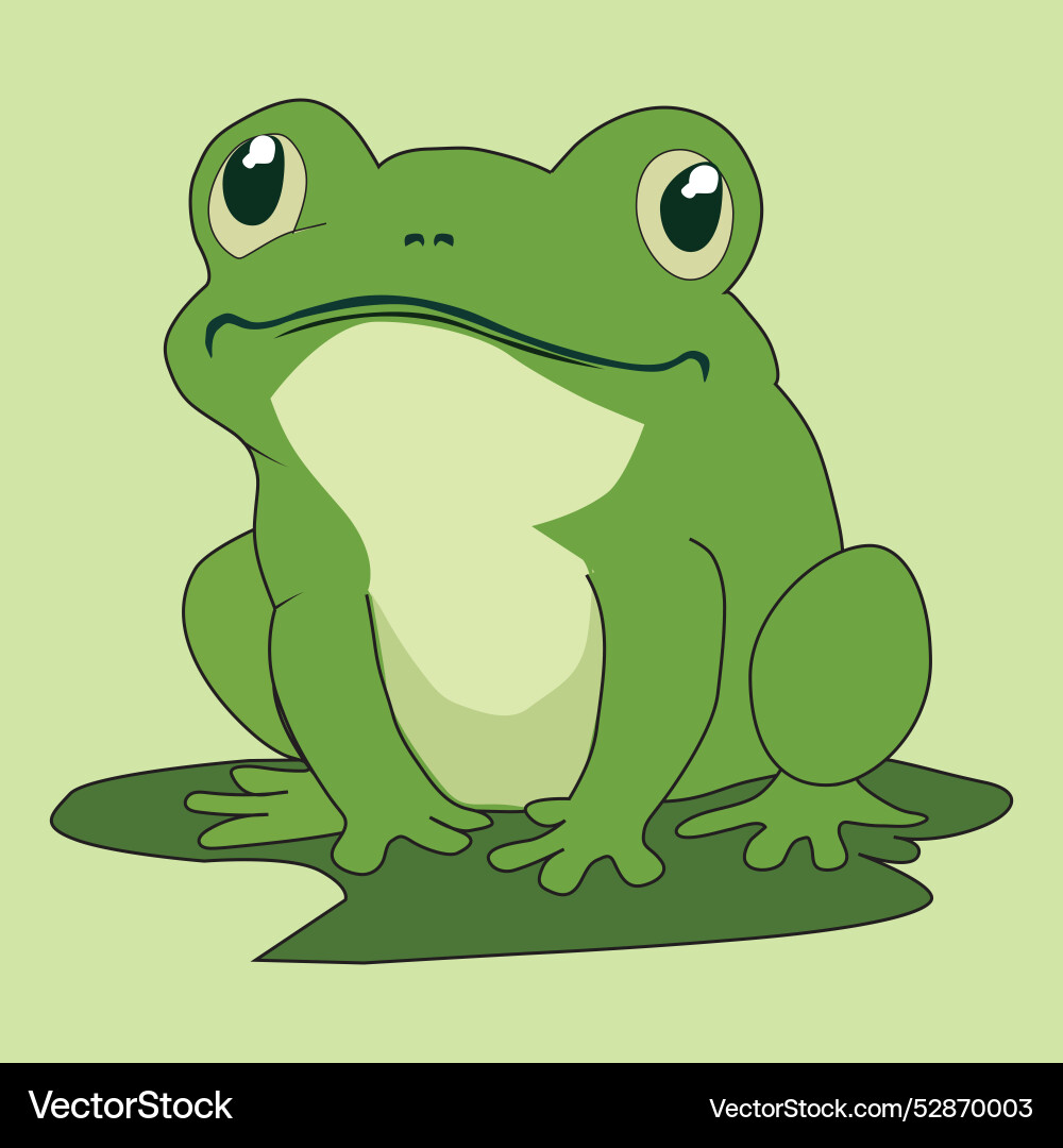 Frog design Royalty Free Vector Image - VectorStock