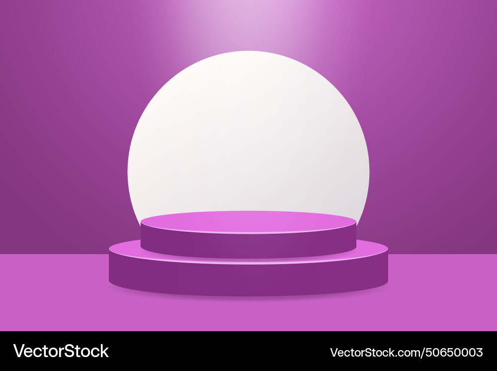 Simple podium background Royalty Free Vector Image