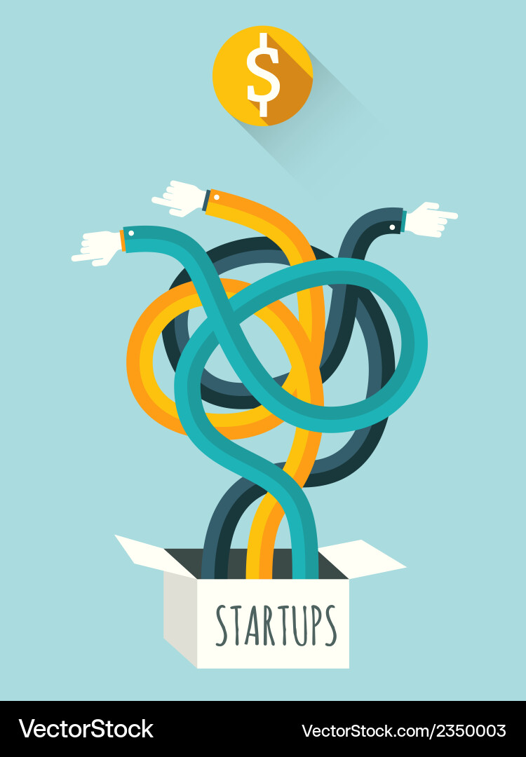 Startups Royalty Free Vector Image - VectorStock