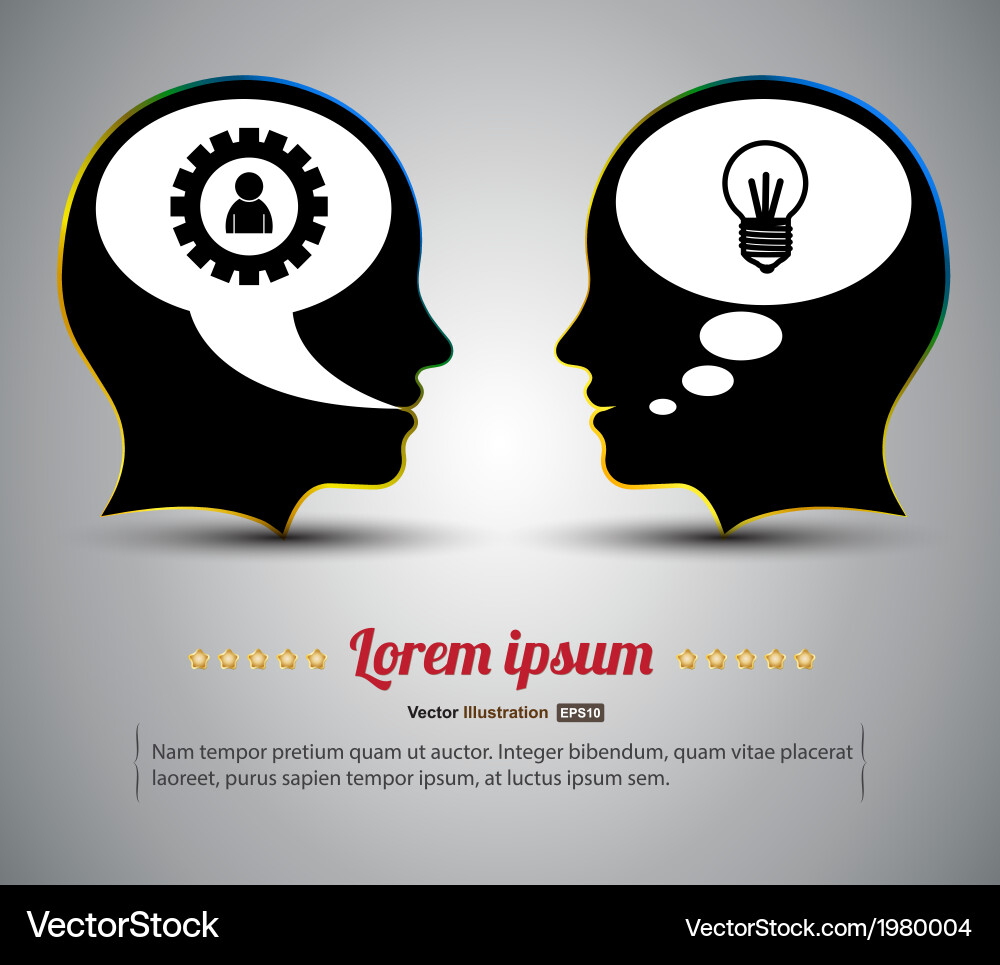 Head Royalty Free Vector Image - VectorStock