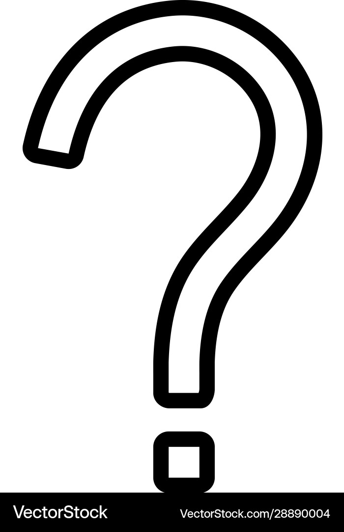 Question mark Royalty Free Vector Image - VectorStock