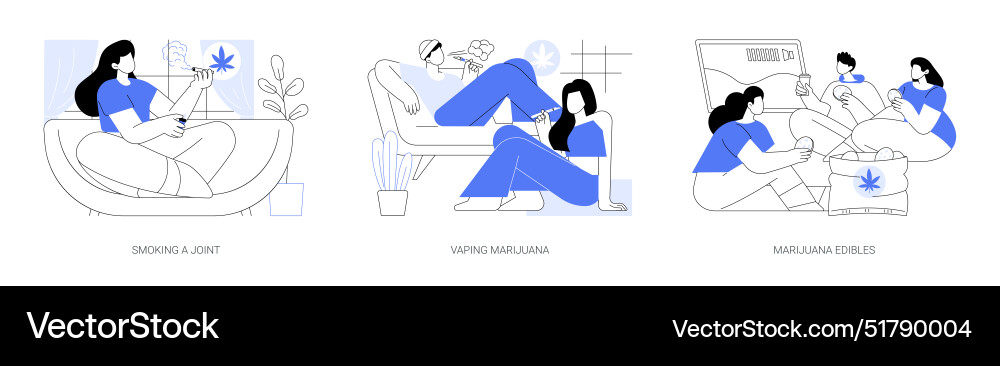 Recreational marijuana isolated cartoon Royalty Free Vector