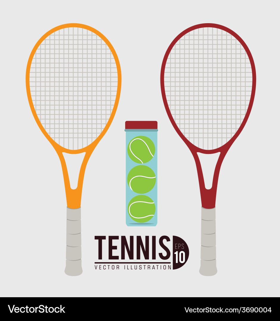 Tennis design Royalty Free Vector Image - VectorStock