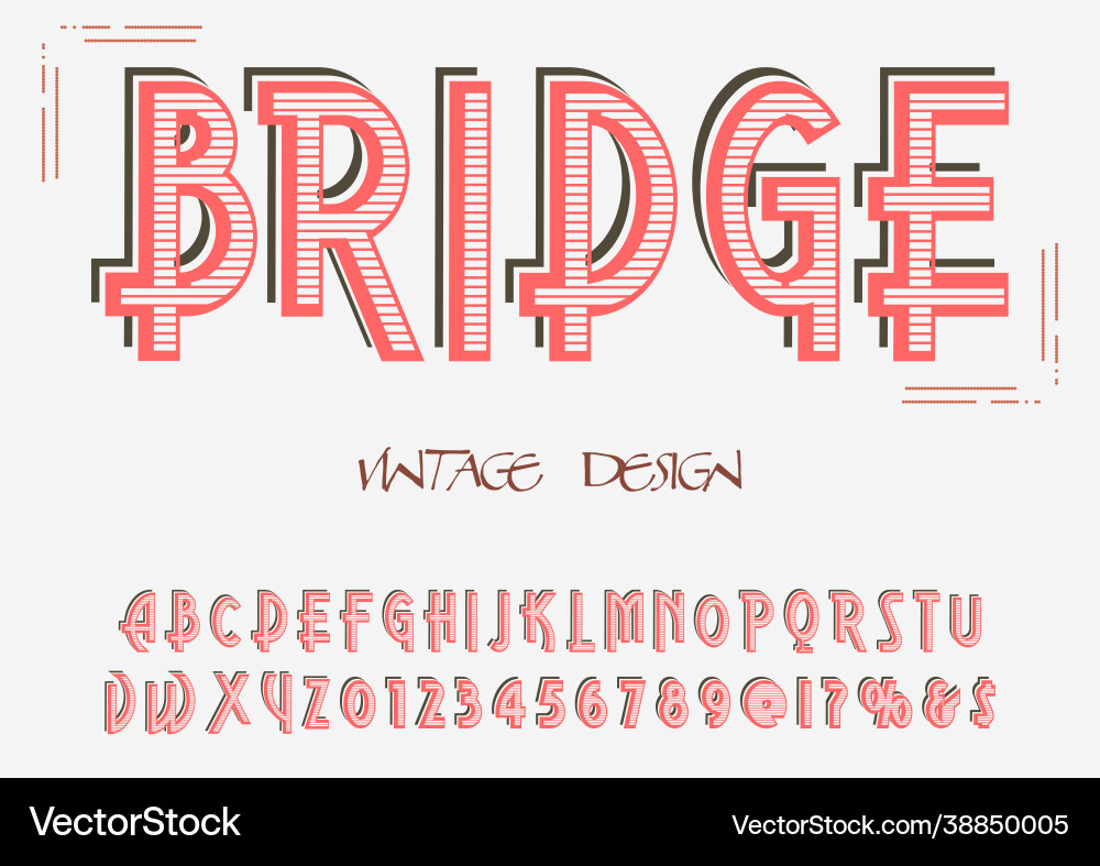 Font alphabet new designtypeface Royalty Free Vector Image