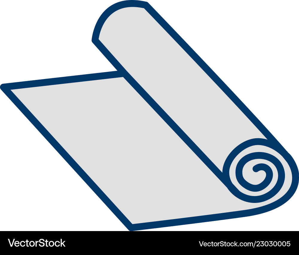Paper roll icon Royalty Free Vector Image - VectorStock