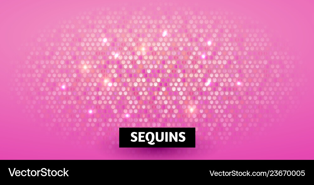 Shining sequins abstract background glittering Vector Image
