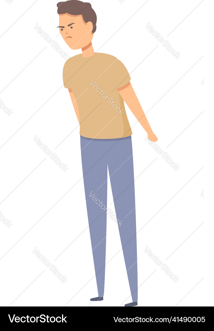 Violence kid icon cartoon school Royalty Free Vector Image