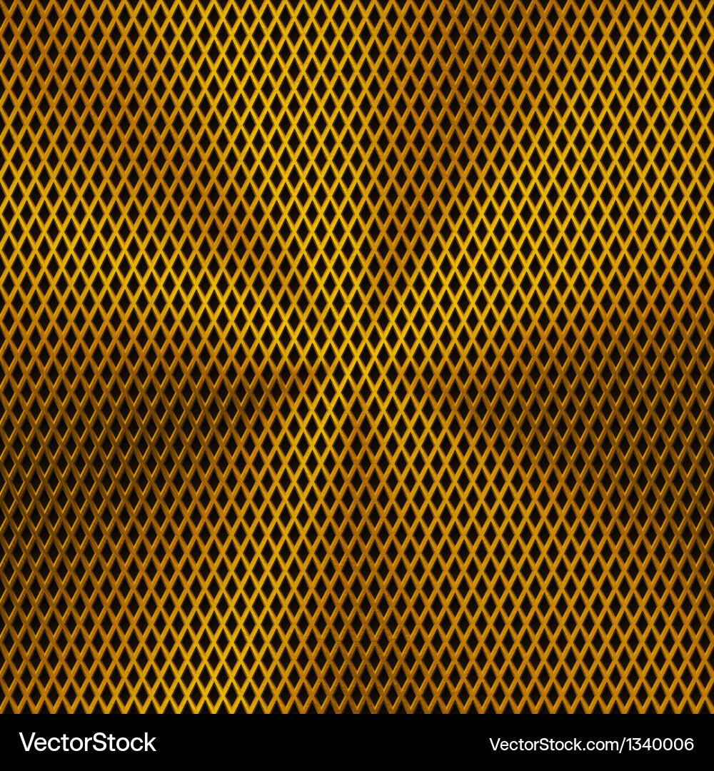 Background with lozenge pattern and gold texture Vector Image