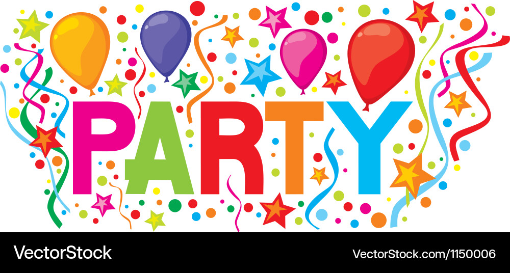 Party design Royalty Free Vector Image - VectorStock