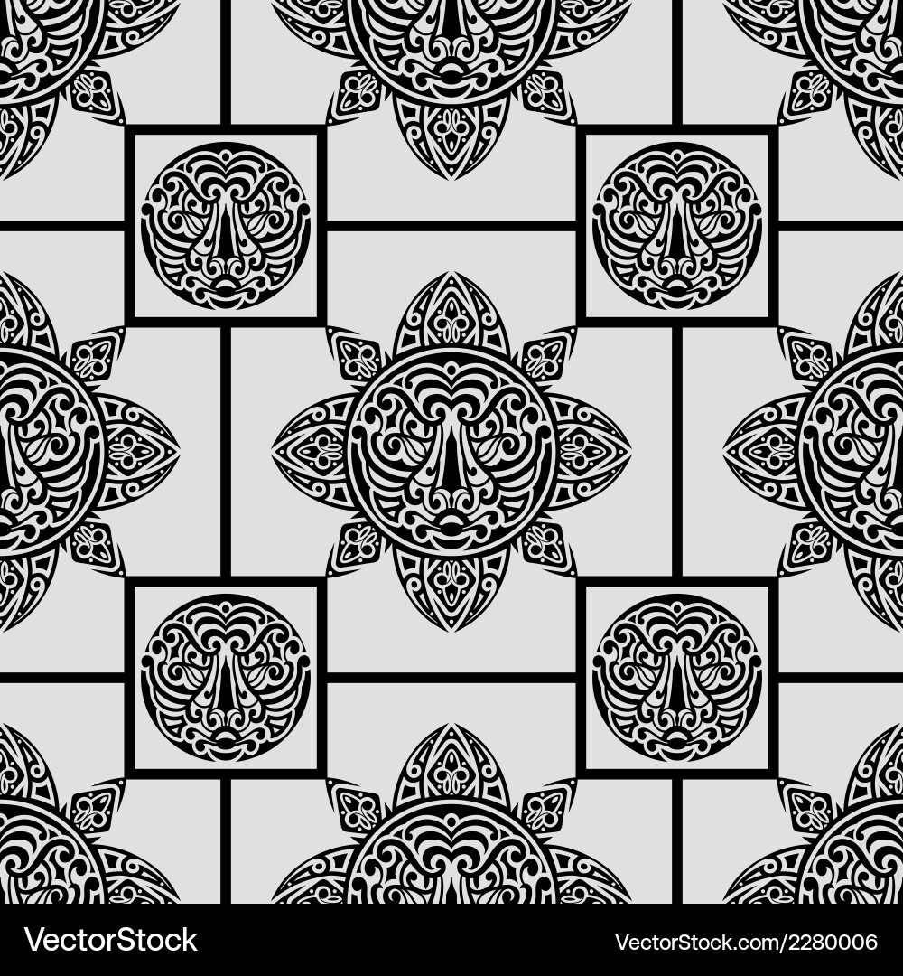 Polynesian Tribal Pattern Royalty Free Vector Image