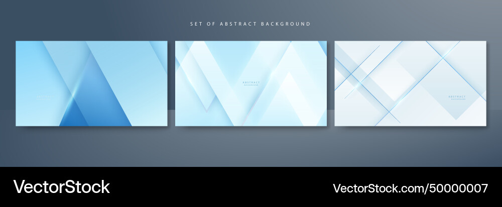 Abstract light blue background with soft white Vector Image