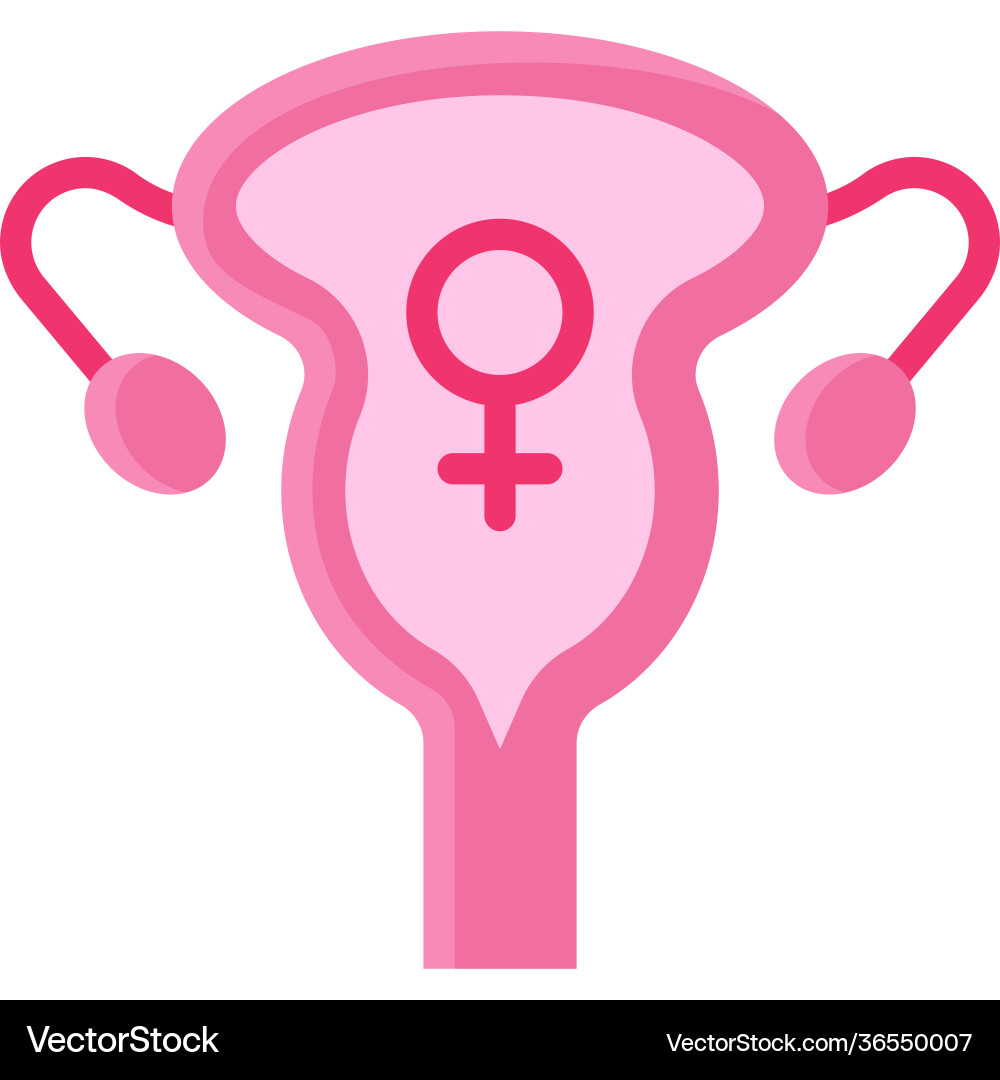 Cervix icon international womens day related Vector Image