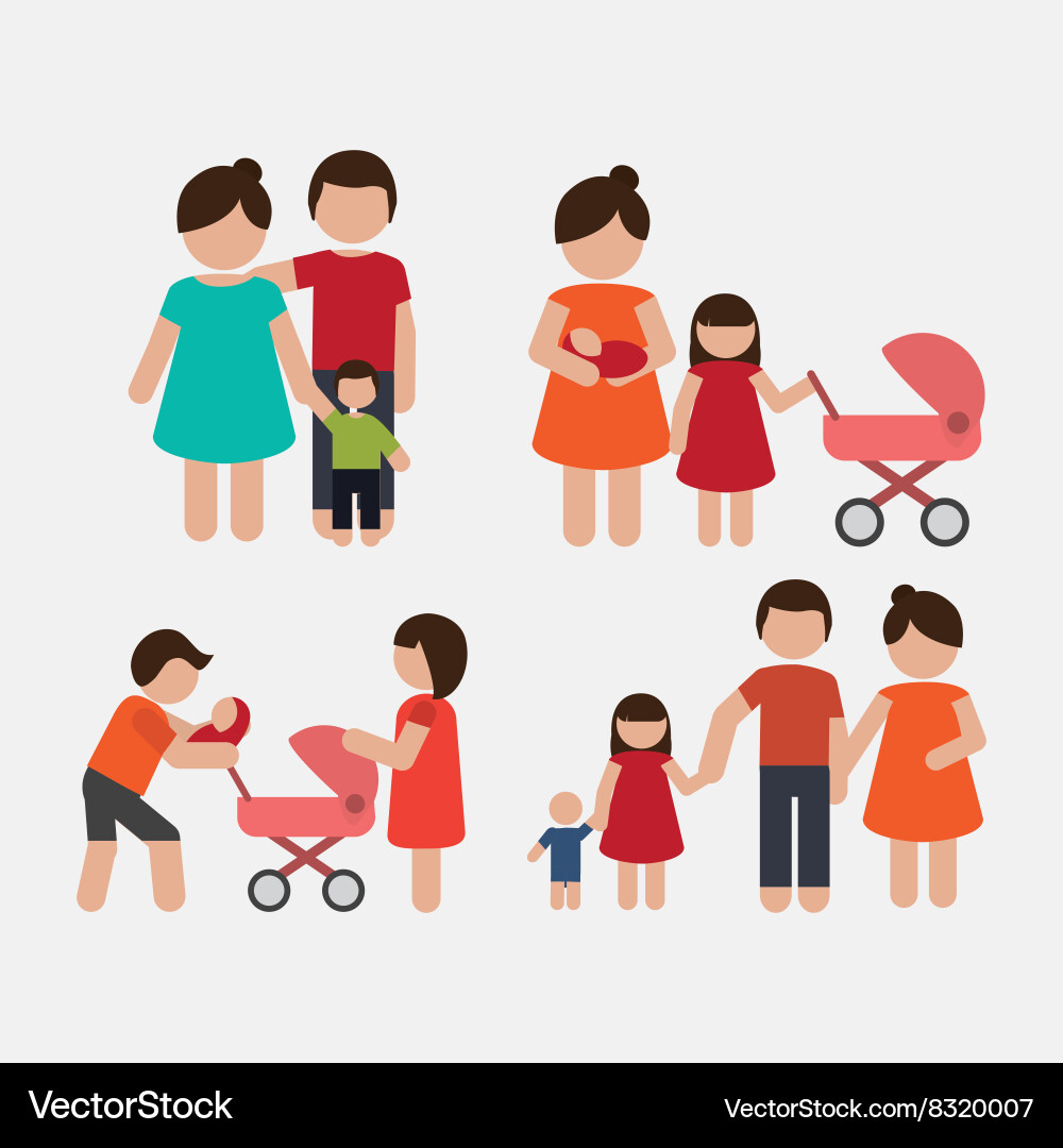 Family icon design Royalty Free Vector Image - VectorStock