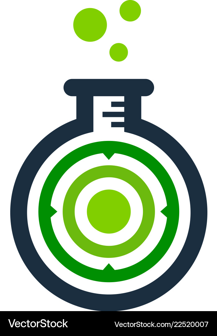 Research target logo icon design Royalty Free Vector Image