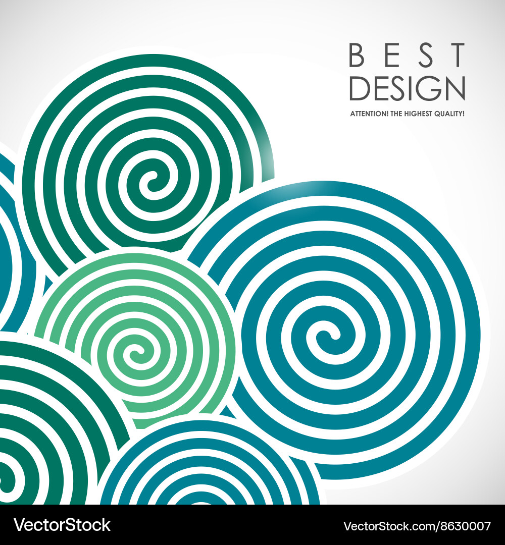 Spiral abstract background Royalty Free Vector Image