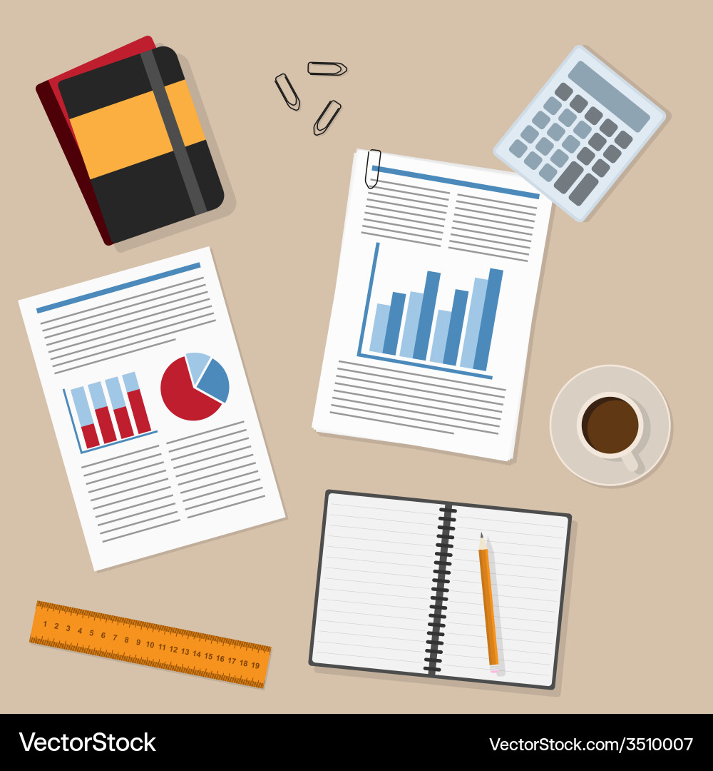Working place Royalty Free Vector Image - VectorStock