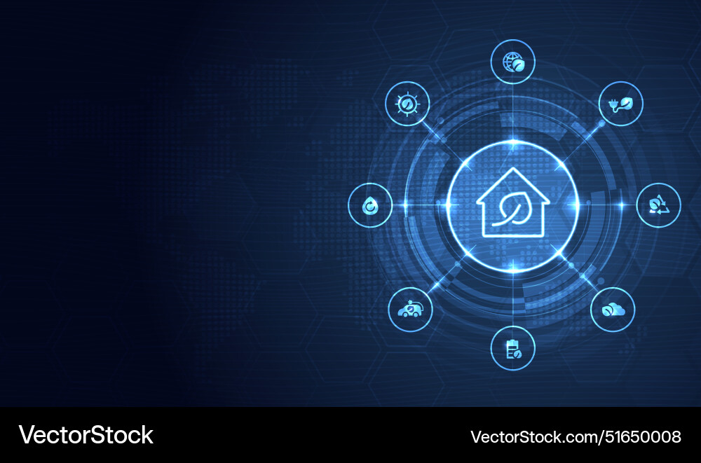 Eco technology or environmental technology Vector Image