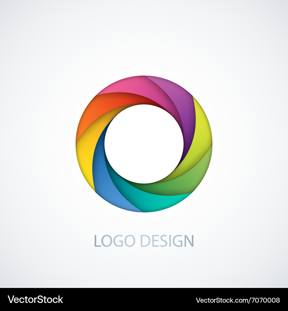 Logo letter o Royalty Free Vector Image - VectorStock