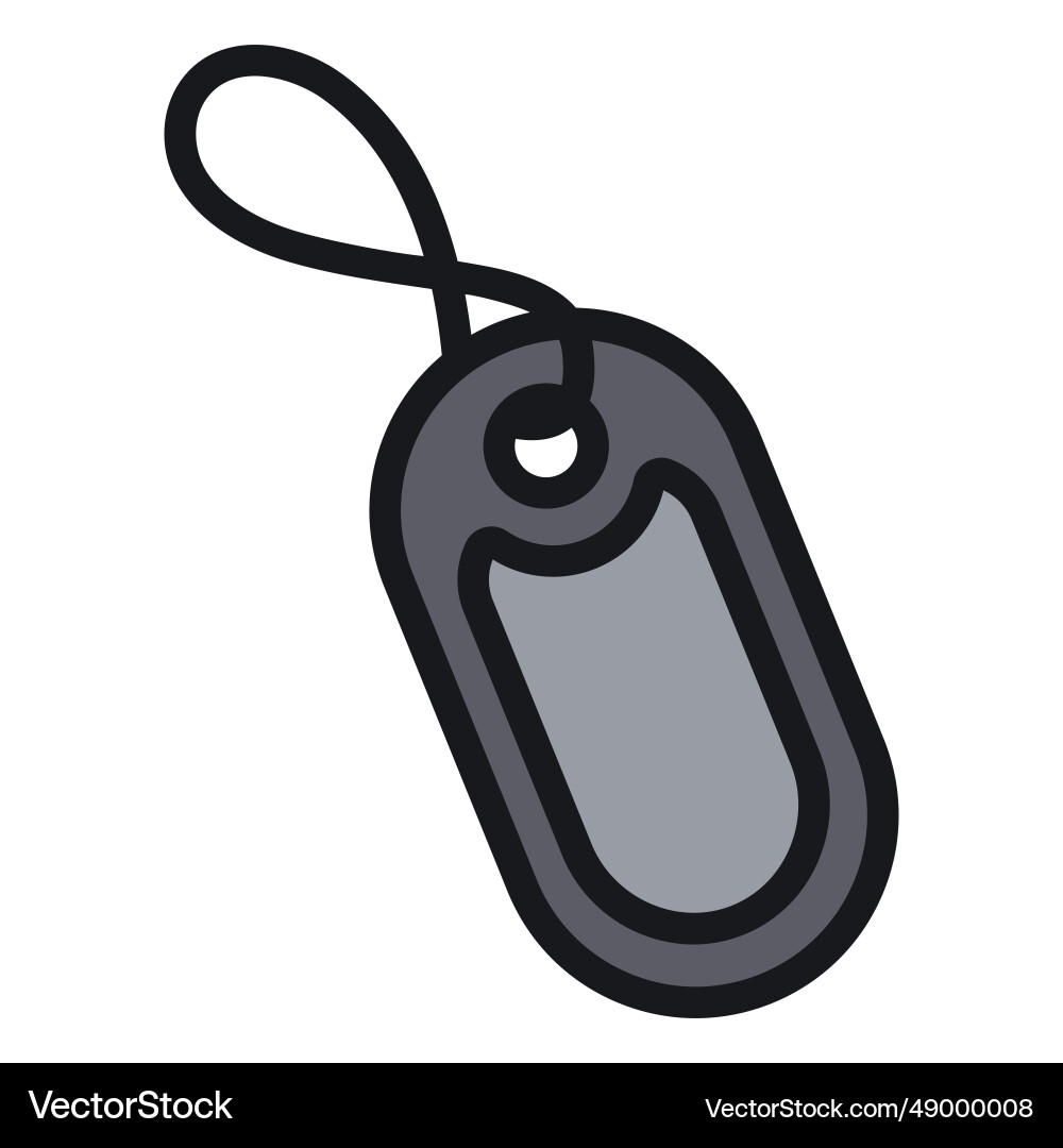 Simple color stroke military badge Royalty Free Vector Image