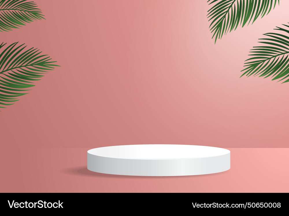 Simple podium background Royalty Free Vector Image