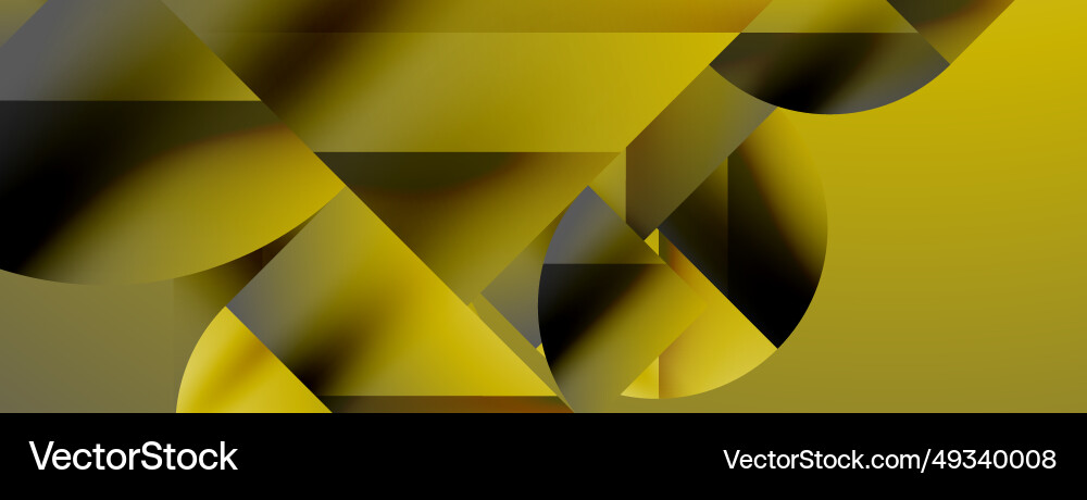 Triangles lines and round shapes - dynamic Vector Image