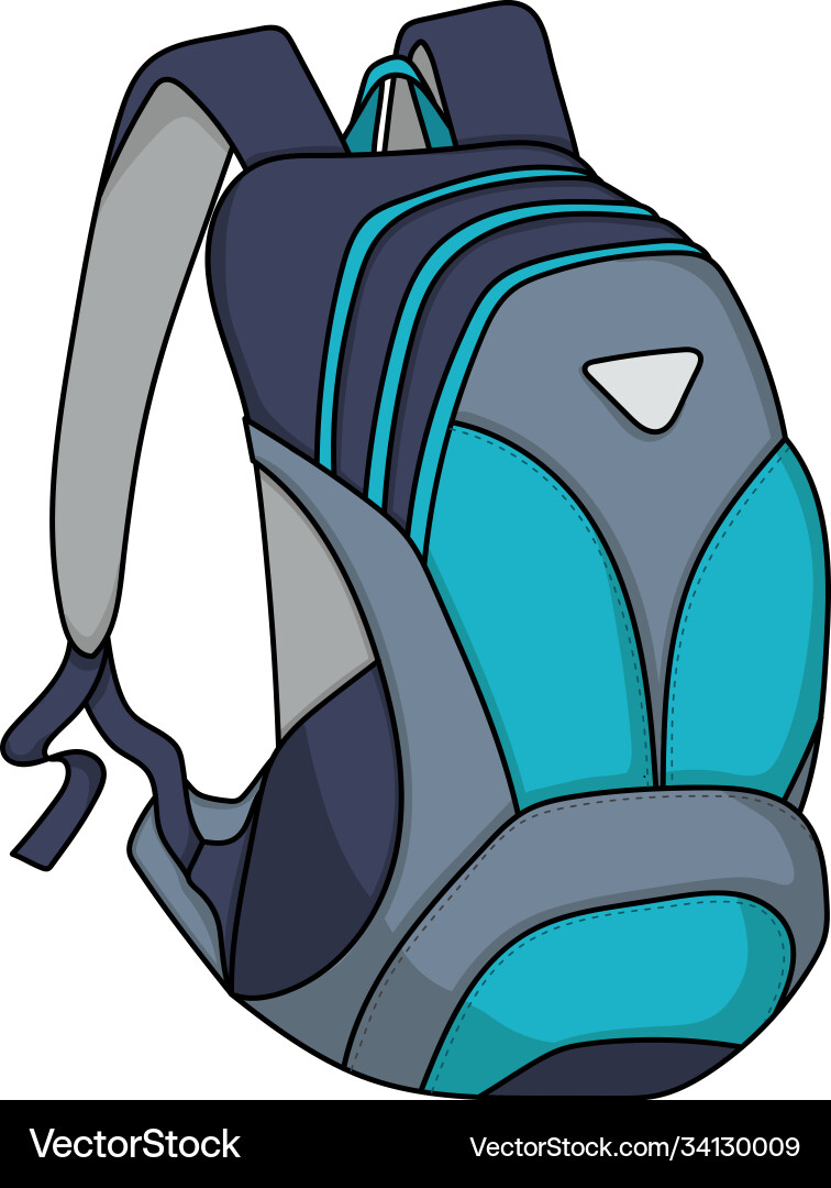 Backpack design Royalty Free Vector Image - VectorStock