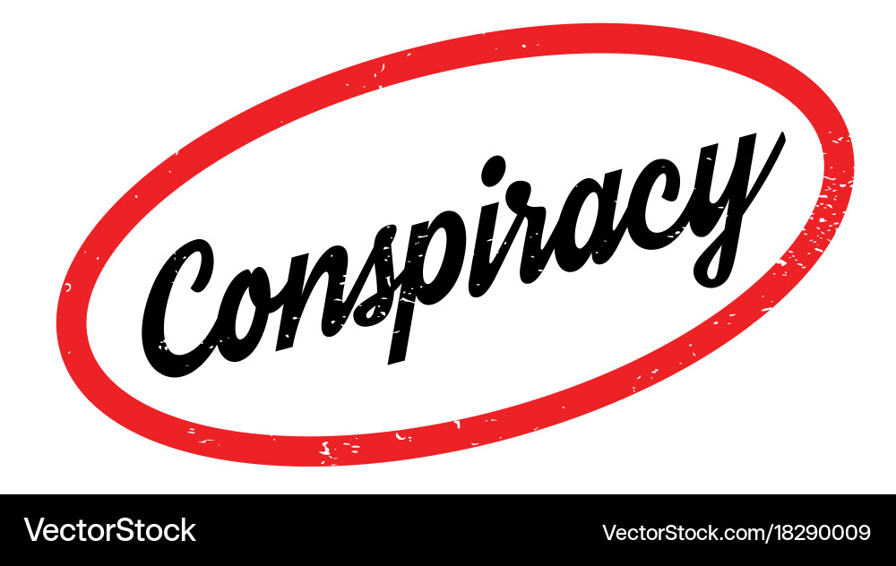 Conspiracy rubber stamp Royalty Free Vector Image