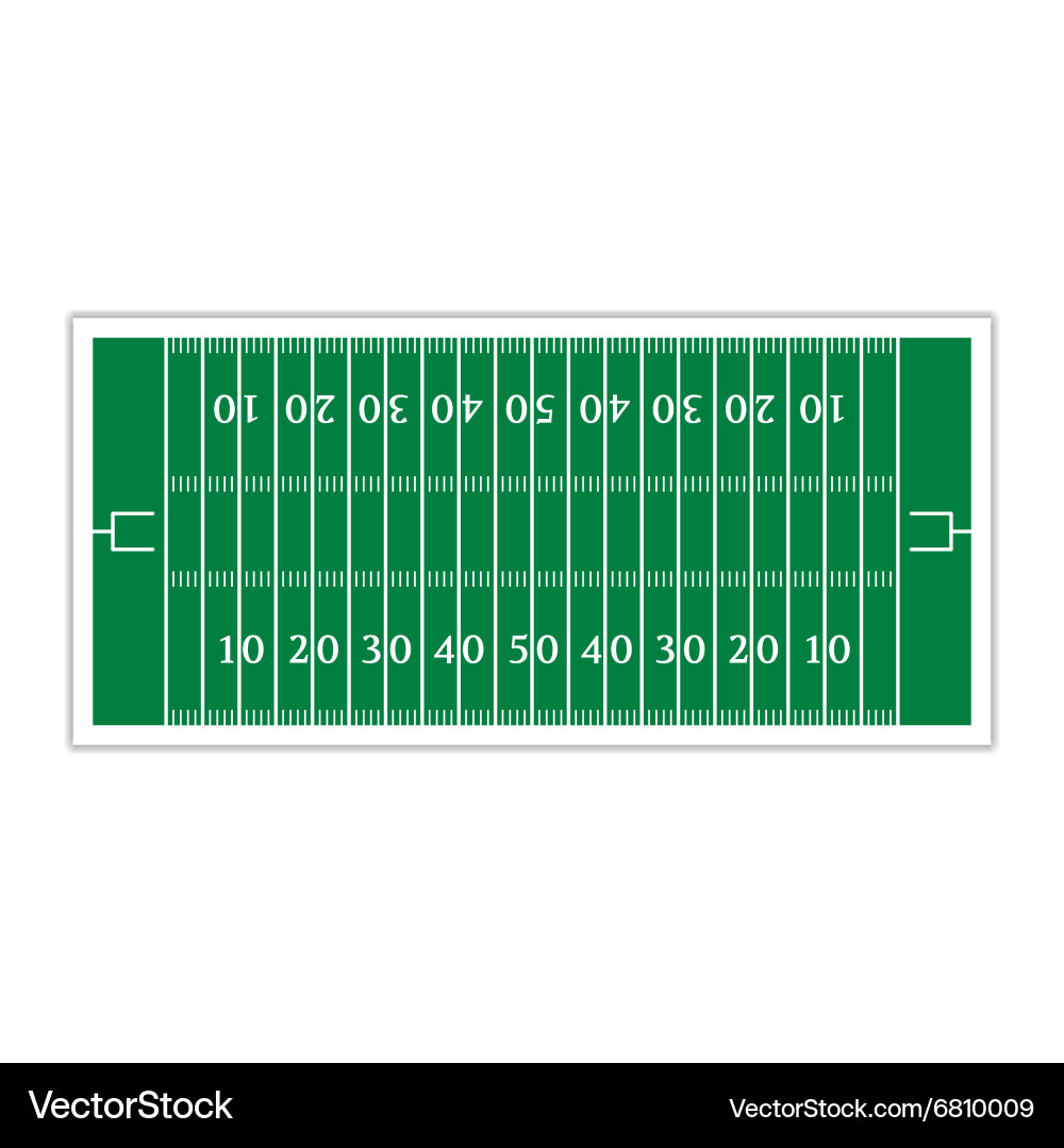 Field for football Royalty Free Vector Image - VectorStock