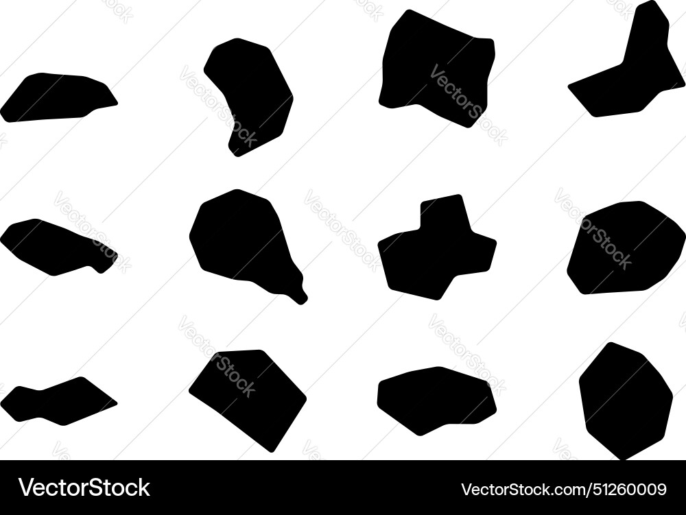 Geometric shapes pictogram symbol visual set Vector Image